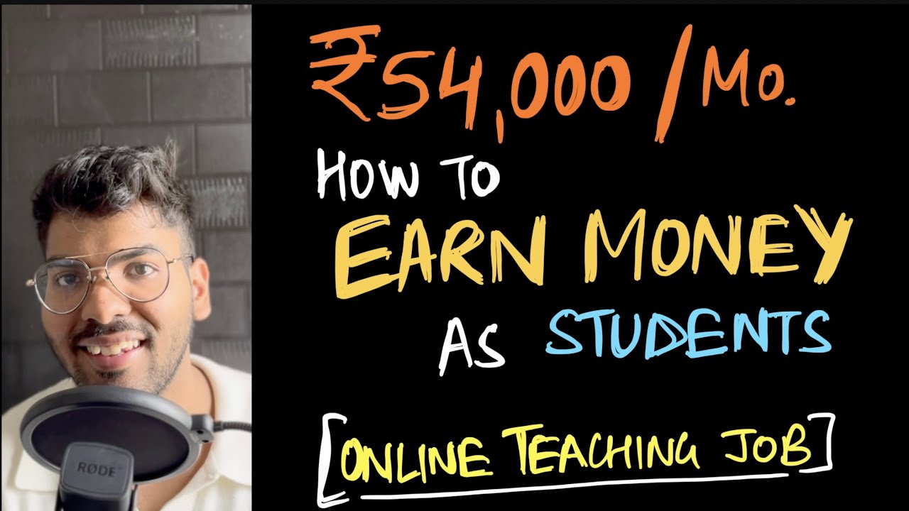 How to earn money as students? | how to be an educator/online teacher ...