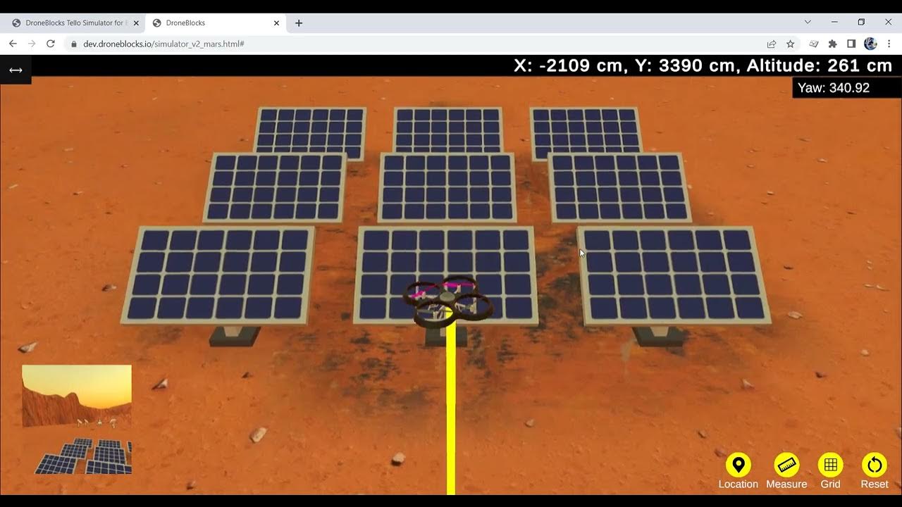 DroneBlocks Simulator Now Supports Keyboard Control - YouTube