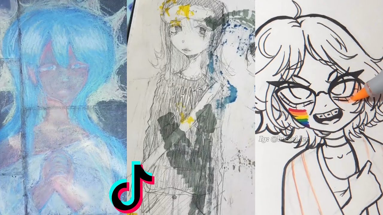 1 HOUR Of ALT Drawing ART - TikToks Compilation #1 - YouTube