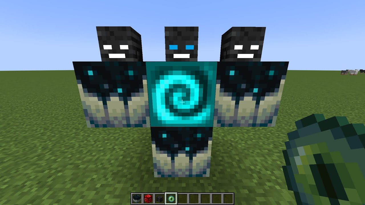 How to make a WitherZilla Warden in Minecraft - YouTube