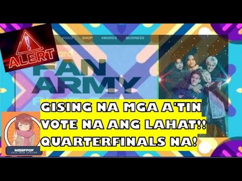 A'tin Its QUARTERFINALS | VOTE FOR SB19 in Billboard Fan Army Face Off ...