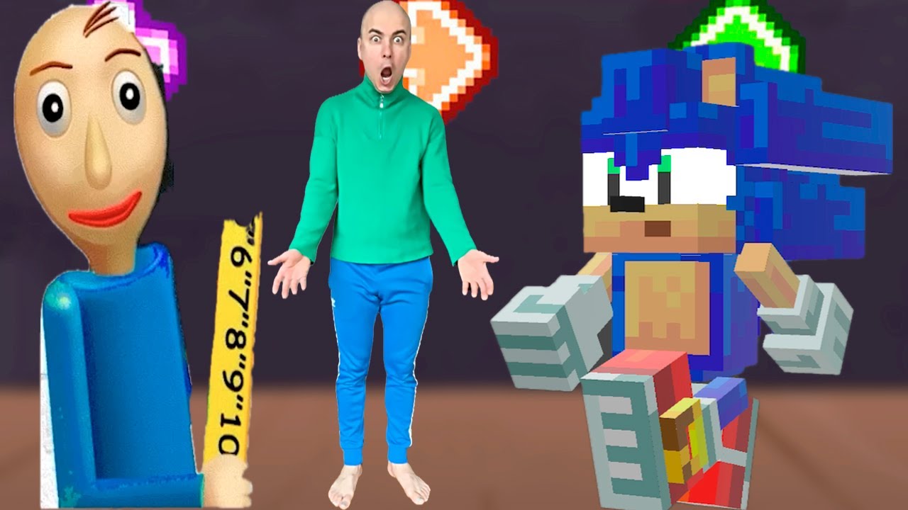 FNF Character Test | Gameplay VS Real Life | Baldi vs Sonic - YouTube