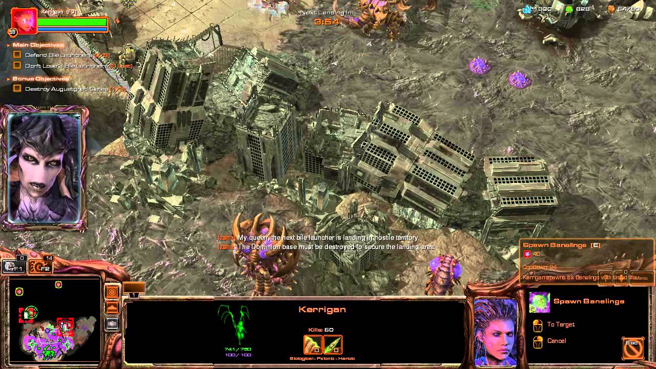 SC2 HoS Korhal Final Planet part 1 - YouTube