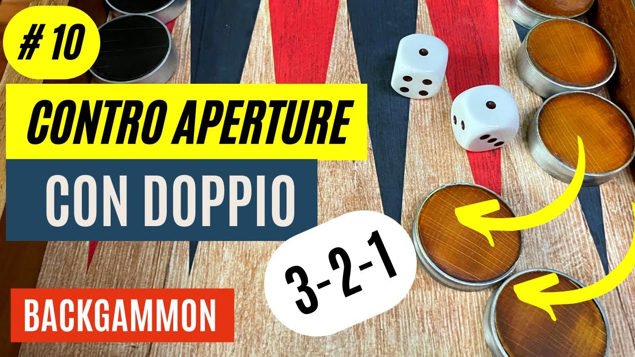 Contro aperture con tiri doppi nel backgammon (II) - Tutorial #10 - YouTube