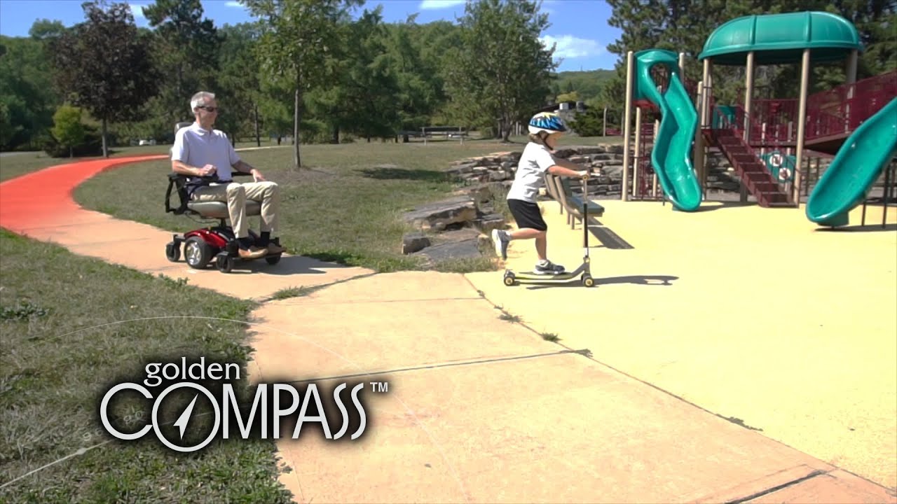 Golden Compass Sport Powerchair - YouTube