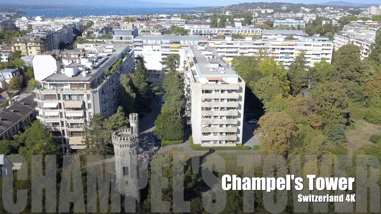Abandoned Champel's Tower in Geneva, Switzerland 4K / Tour de Champel ...