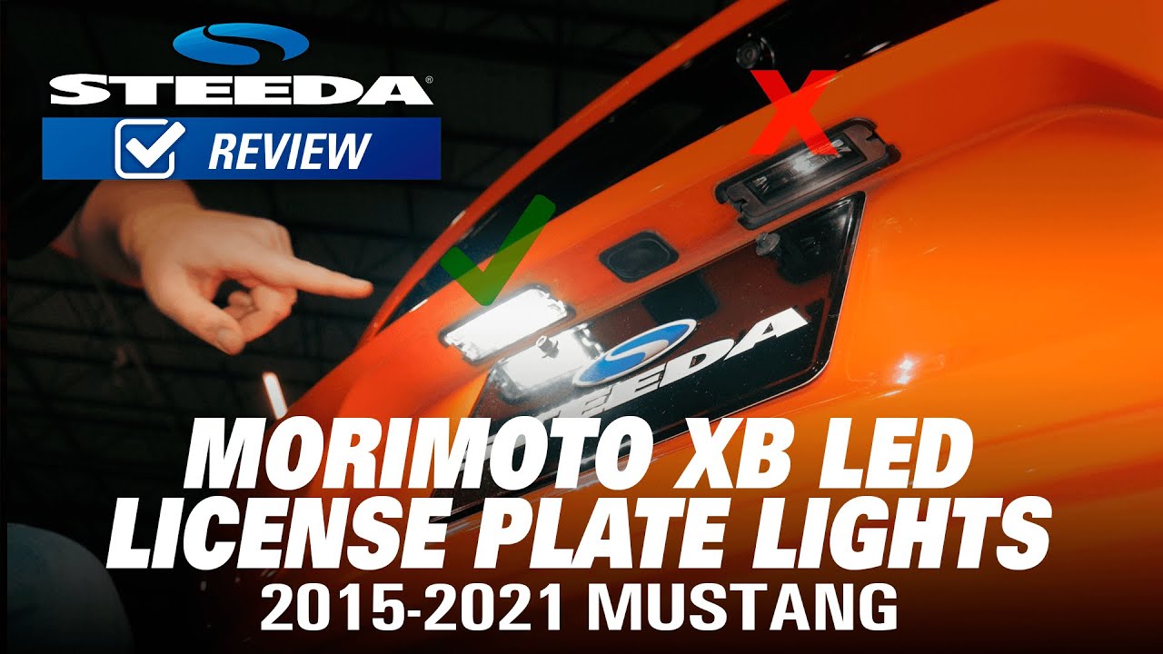 2015-2022 Morimoto XB LED S550 License Plate Lights | Steeda Review ...