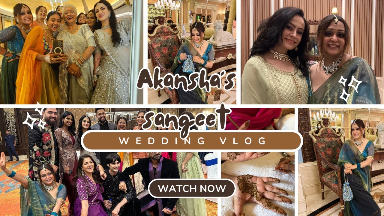 My friend Akansha Sareen"s Sangeet ceremony || meghna datta - YouTube