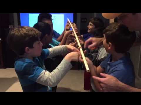 Helium pole team building part 1 - YouTube