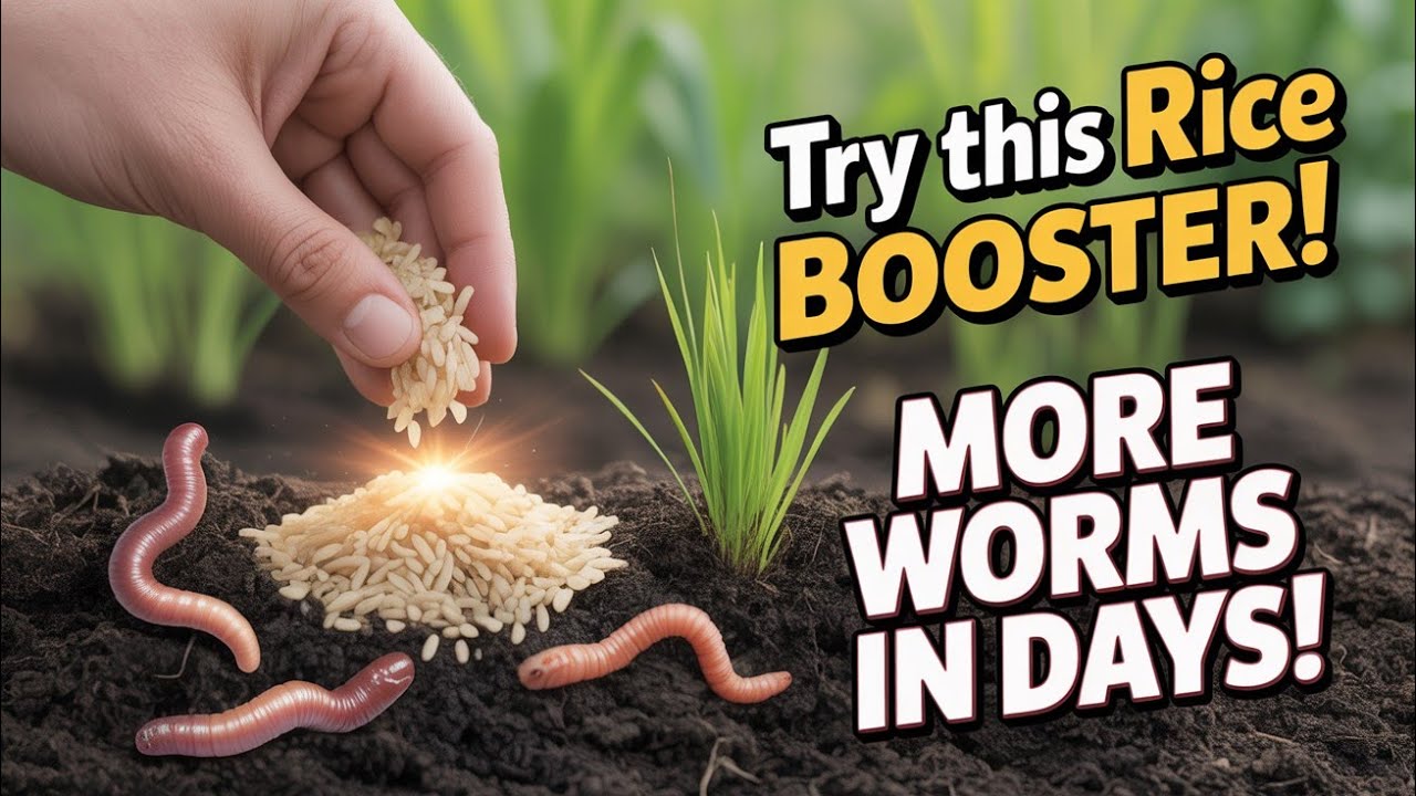 The Forgotten Crushed Rice Trick: Doubles Worms Fast and Supercharges ...