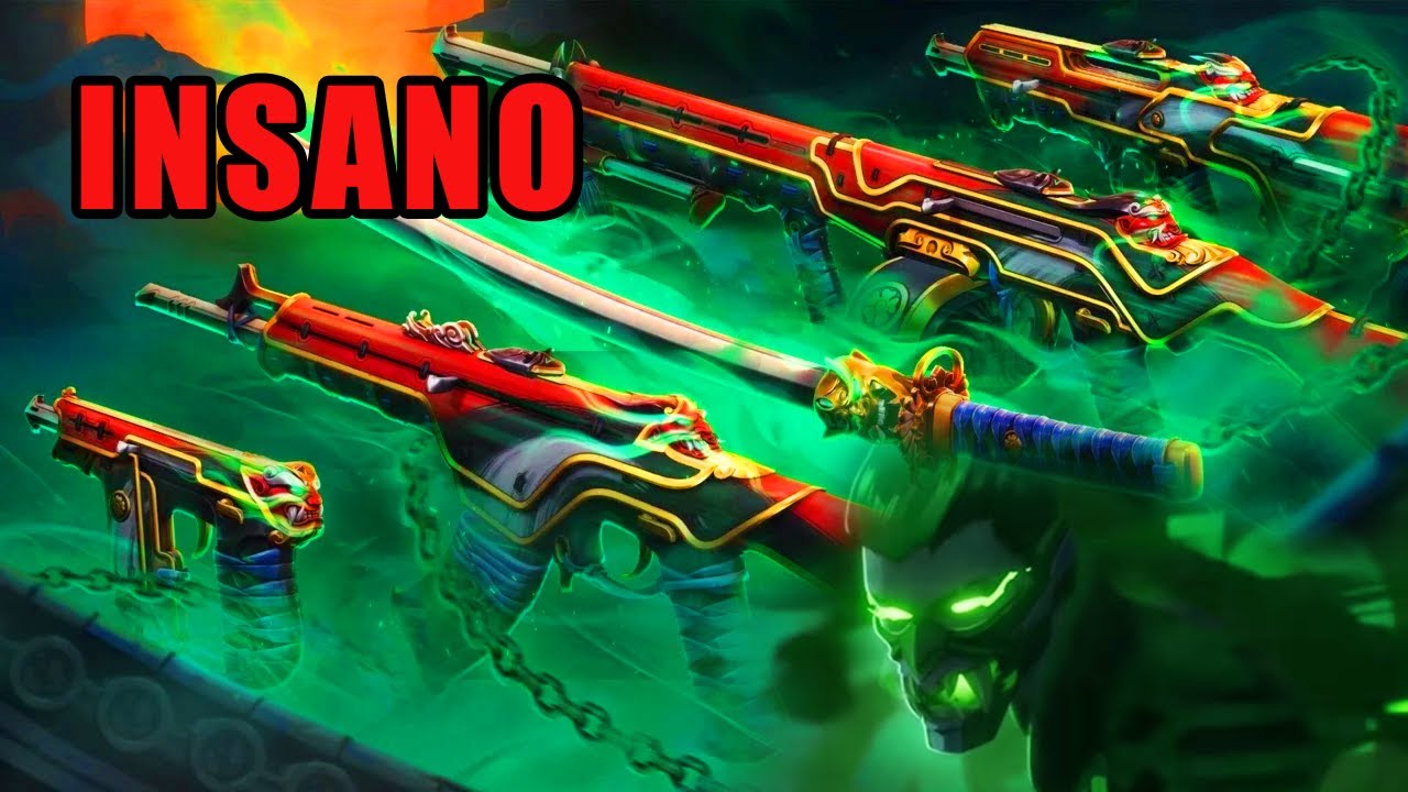 INSANO RIOT GAMES!! NOVA COLEÇÃO ONI 2.0 NO VALORANT - FACA NOVA KATANA ...