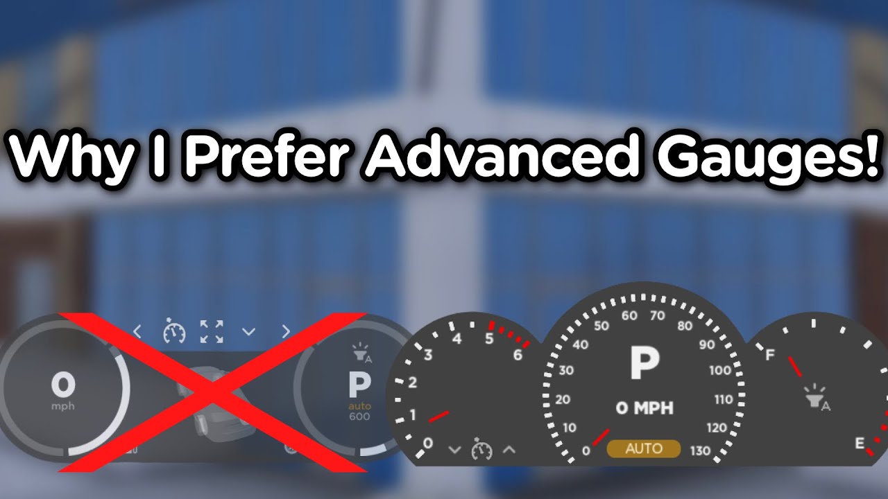 Why I Prefer Advanced Gauges Over Dynamic Gauges! - Roblox Greenville ...