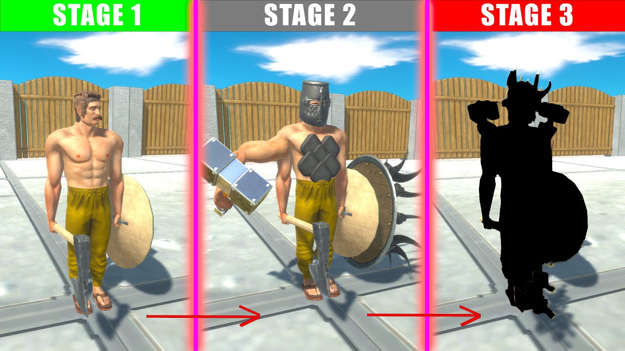 EVOLUTION OF CRIXUS THE GAUL - Animal Revolt Battle Simulator ARBS ...