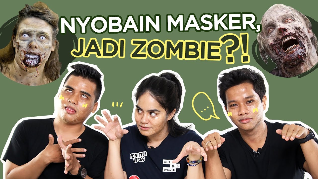 Skin 1004 Zombie Mask, Bikin Awet Muda? I FD Tried & Tasted - YouTube