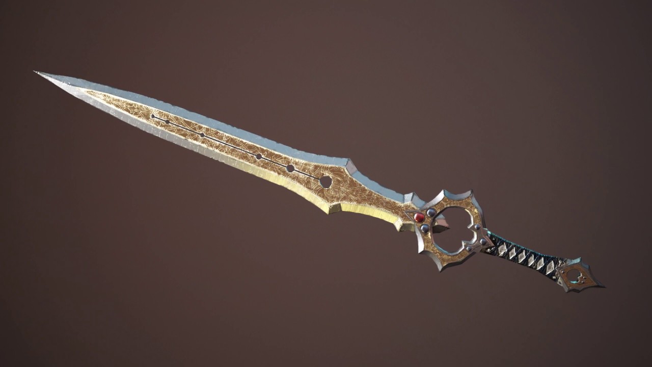 Infinity Blade - 3D Modeling Turntable - YouTube