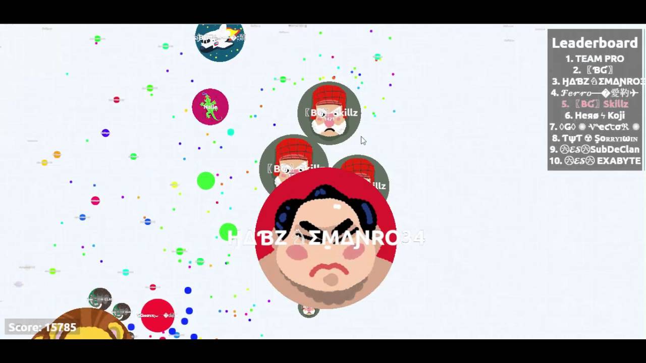 Agario gameplay with BG clan(15,000)k - YouTube