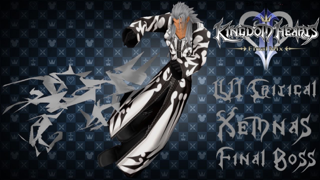 Kingdom Hearts II Final Mix LV1 Critical - Xemnas Final Boss + Ending ...