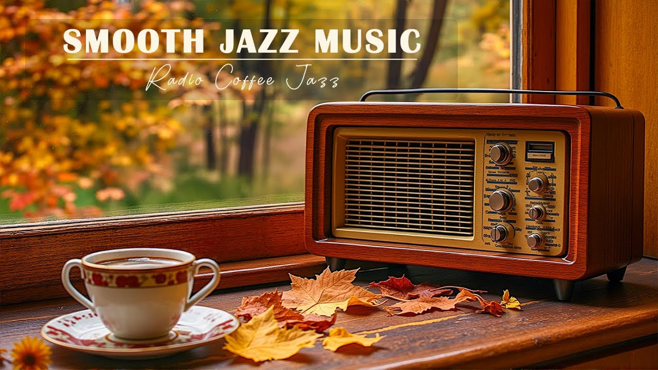 Smooth Jazz Music at Autumn Coffee Shop Ambience 🍂 Relaxing Piano Jazz ...