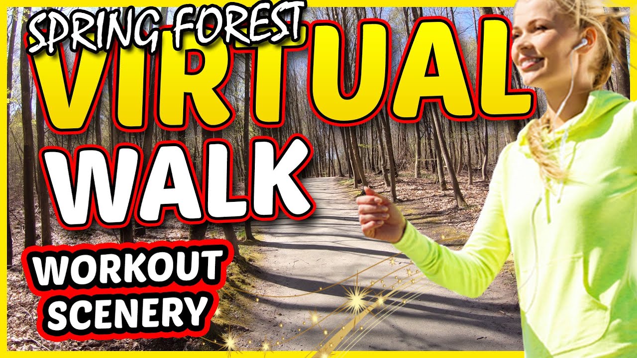 Spring Forest Treadmill Walk 🌸 | Relaxing Virtual Walking Workout - YouTube