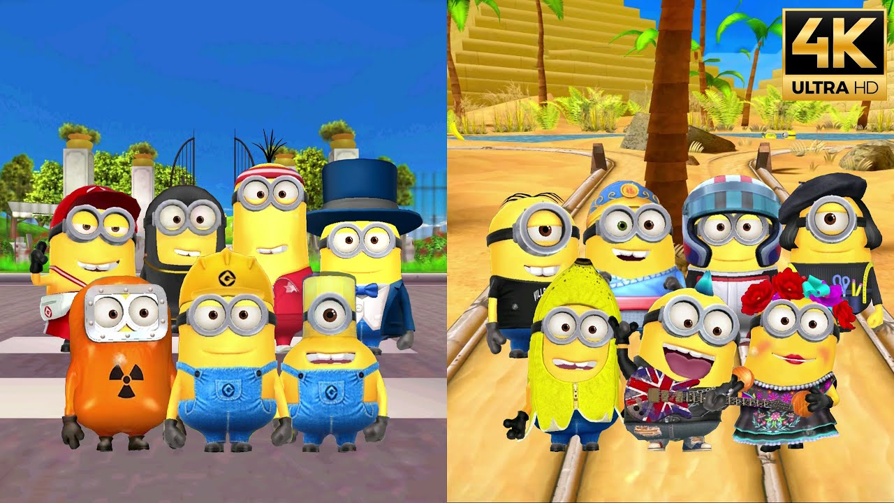 Despicable Me Minion Rush Minion Park Vs Minion Rush the Pyramids -UHD ...