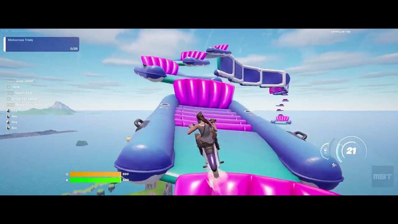 FORTNITE ULTIMATE MOTOCROSS 🏍️🔥 MOTOCROSS SECRET LEVEL - MAP CODE: 6753 ...