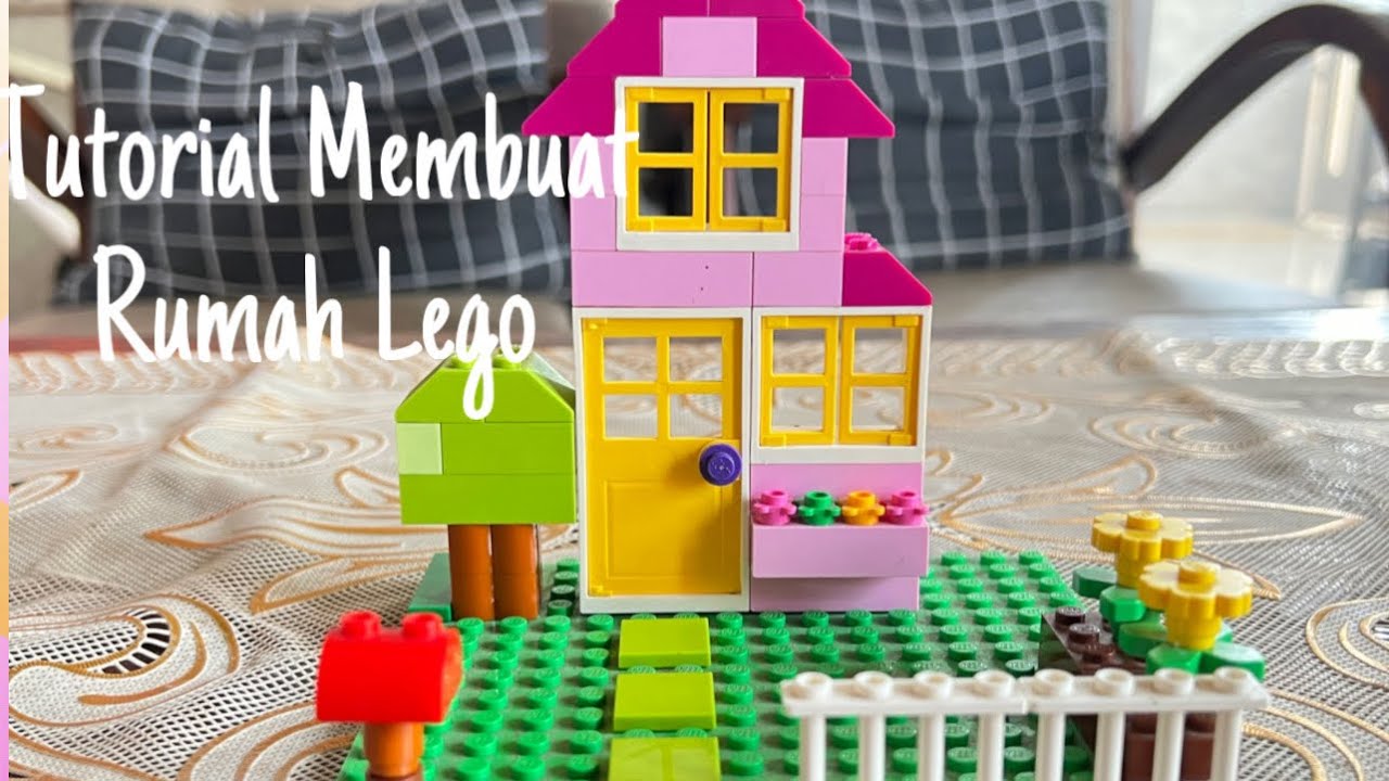 Tutorial Mudah Membuat Rumah Lego Lego Block House DIY - YouTube