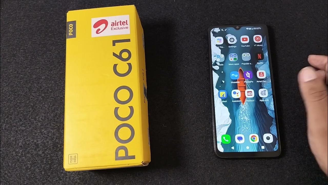 how to take screenshot in Poco C61 || Poco me screenshot kaise le - YouTube