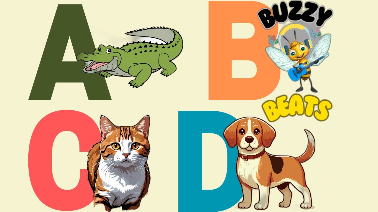 A to Z Animals | BUZZY BEATS - YouTube