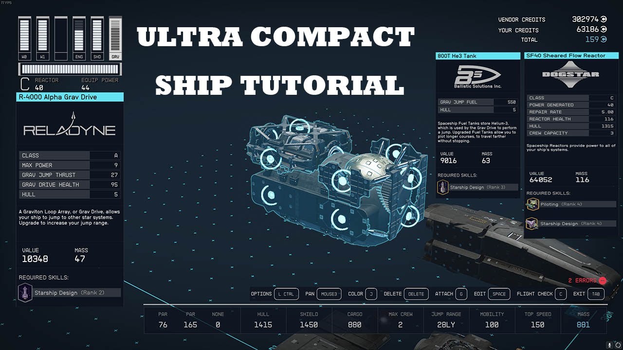 ULTRA COMPACT C-CLASS SHIP TUTORIAL - YouTube