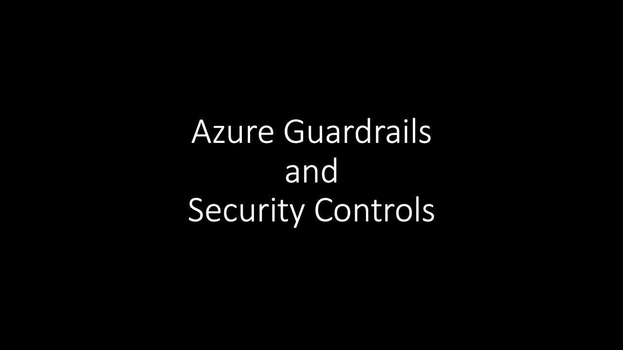 Azure IAM Guardrails - YouTube