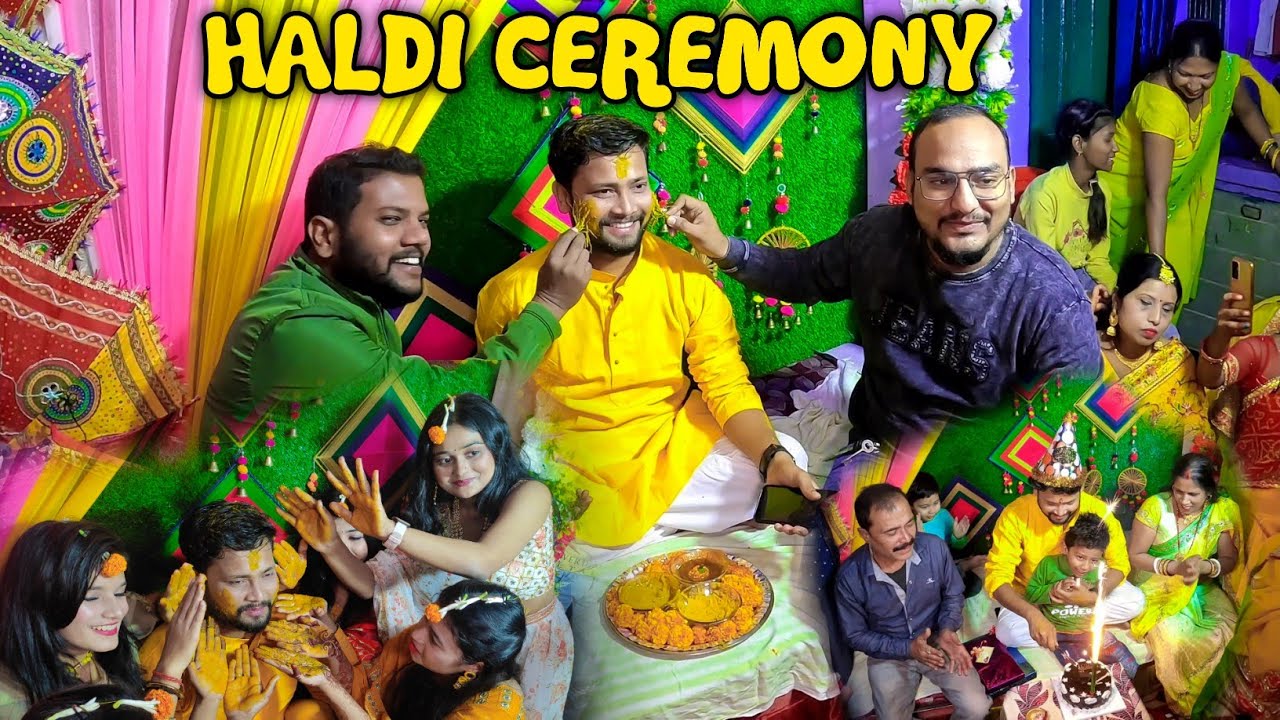 Haldi and Mehandi Ceremony | Family Fun | Friend’s Fun | Bihar - YouTube