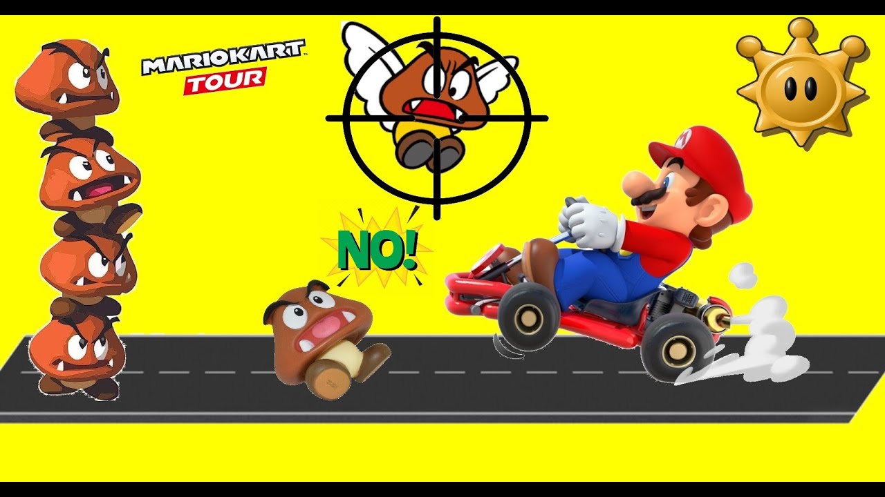 Mario Kart Tour: Different Ways to Kill a Goomba - YouTube