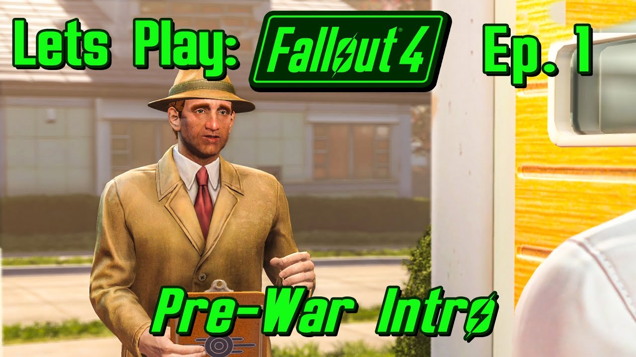 Fallout 4: Pre-War Intro Story - Lets Play #1 - YouTube