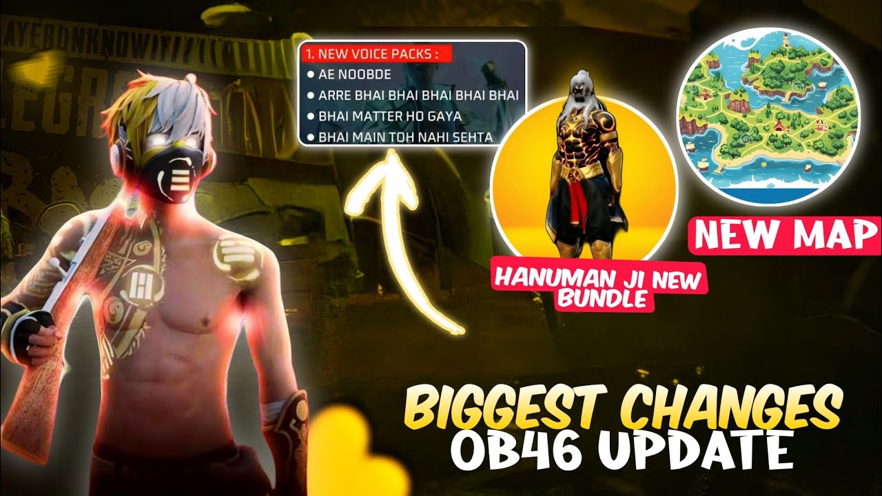 OB46 UPDATE CHANGES | HANUMAN JI BUNDLE| FF NEW EVENT | OB46 UPDATE ...