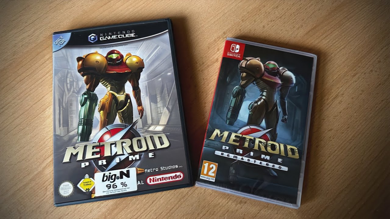 Metroid Prime Remasterd Nintendo-Switch-Cartridge Unboxing und ...