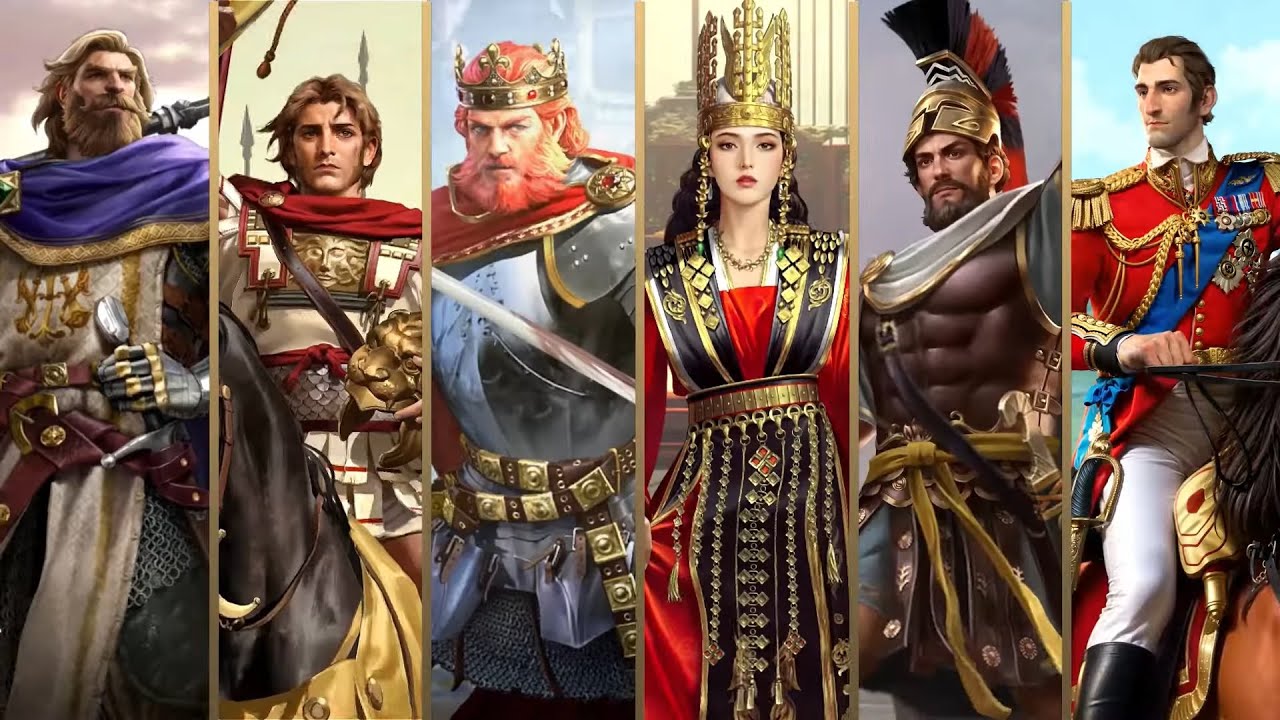신작 모바일게임 그래픽 좋은 3d 영웅 수집형 Rts 게임 문명 시대 And 동맹국 2k 플레이 역사 전략 시뮬레이션