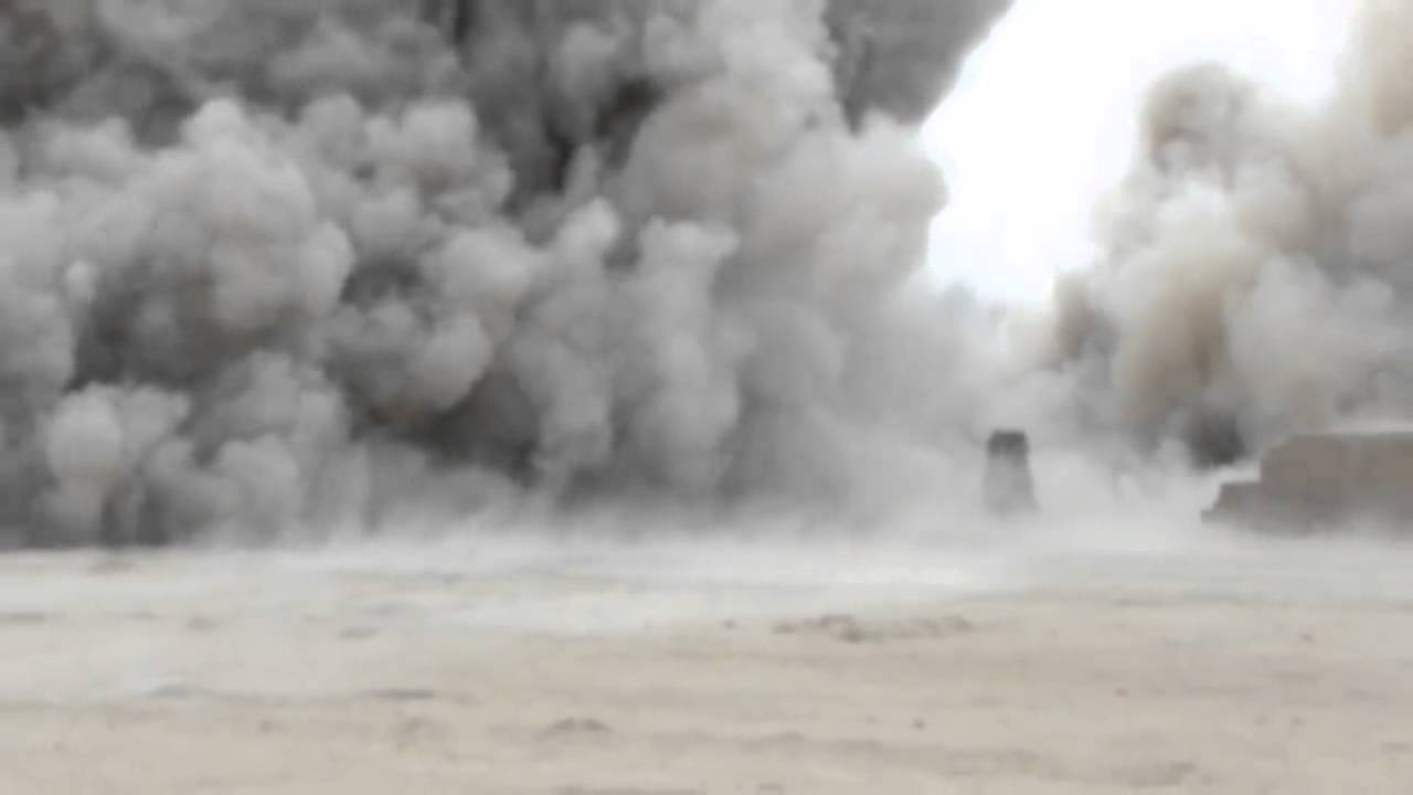 Wall Explodes - YouTube