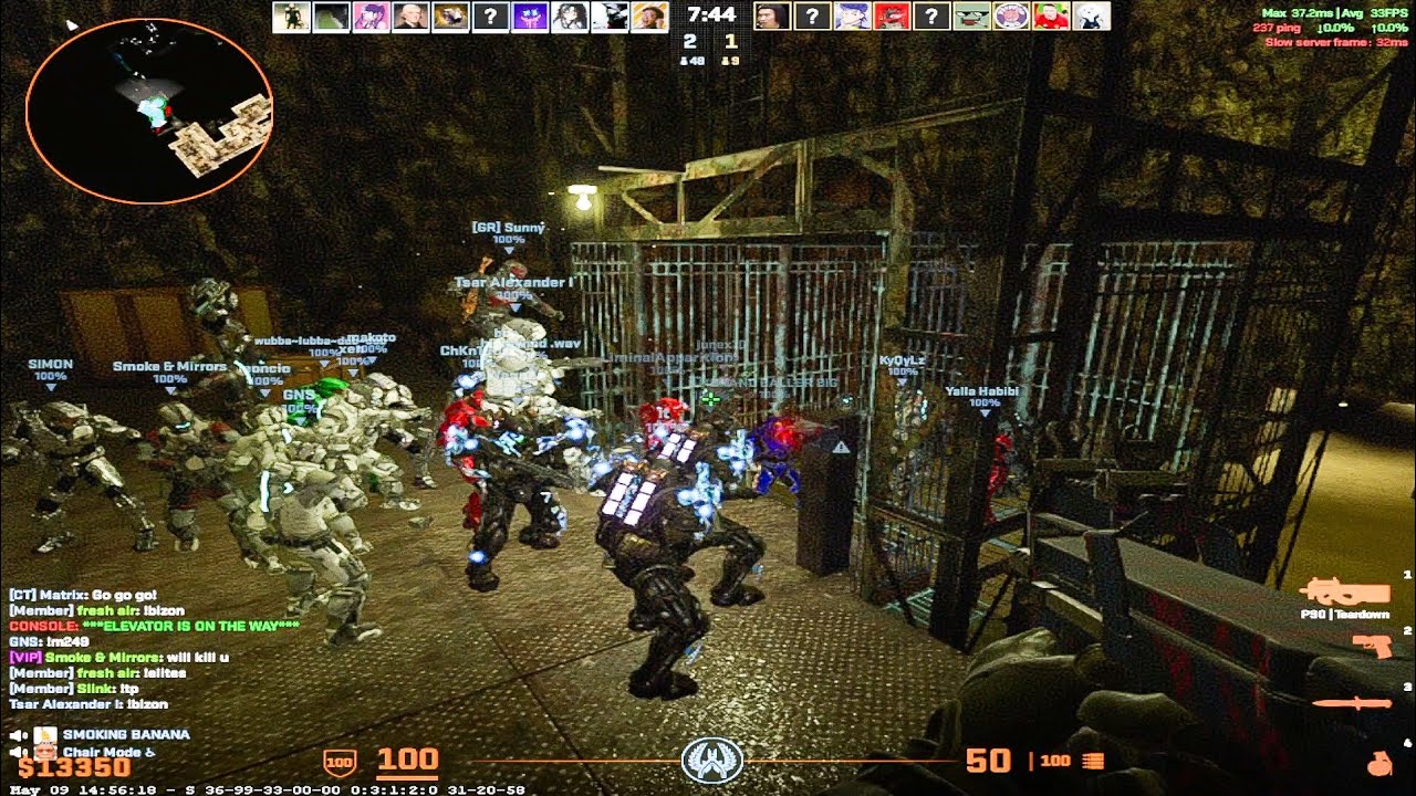 CS2 Zombie Escape Mod - ze_predator_ultimate_p - Stage 3 - On GFL - YouTube