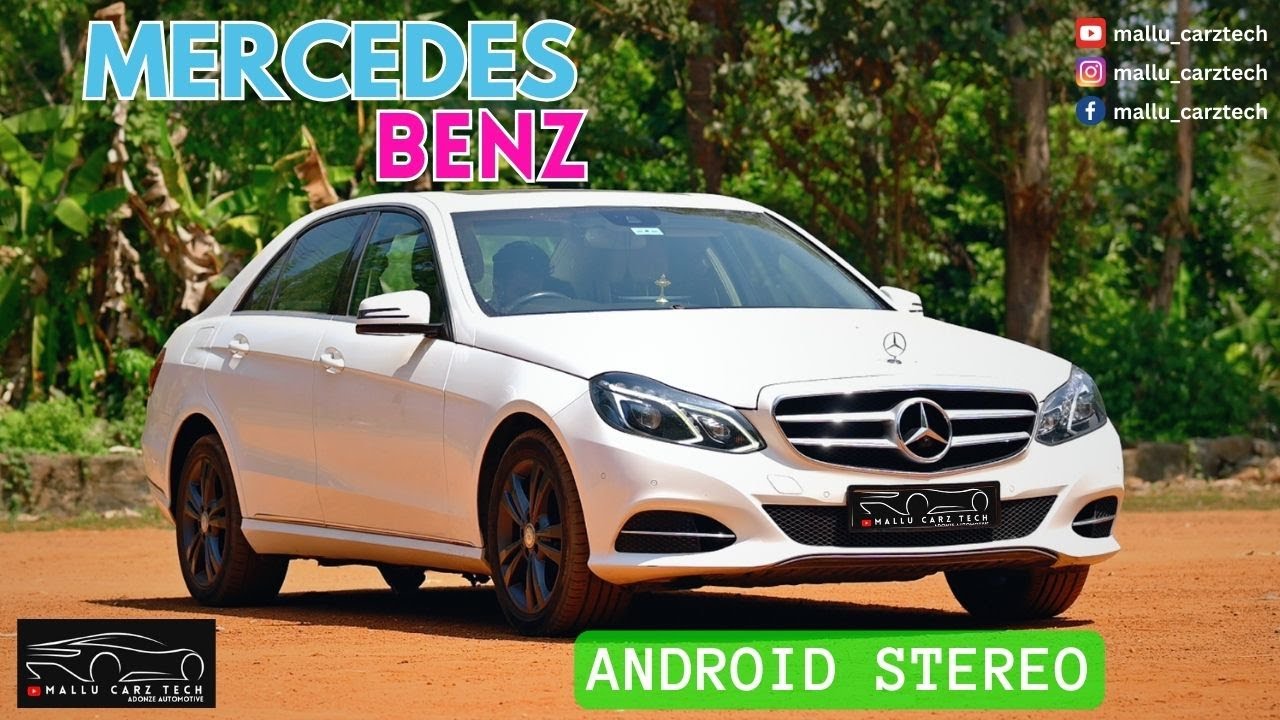 BENZ E-CLASS ANDROID STEREO INSTALLATION ( SMART AUDIO ) - YouTube