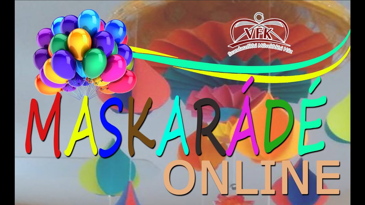 Maskarádé - Farsangi dísz - YouTube