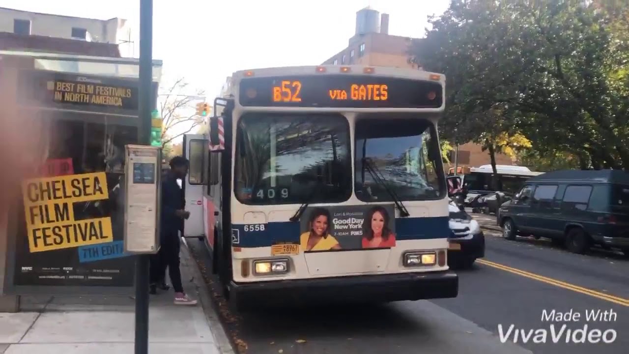 MTA NYC Bus: 2005 Orion VII OG Hybrid #6558 on the B52 - YouTube