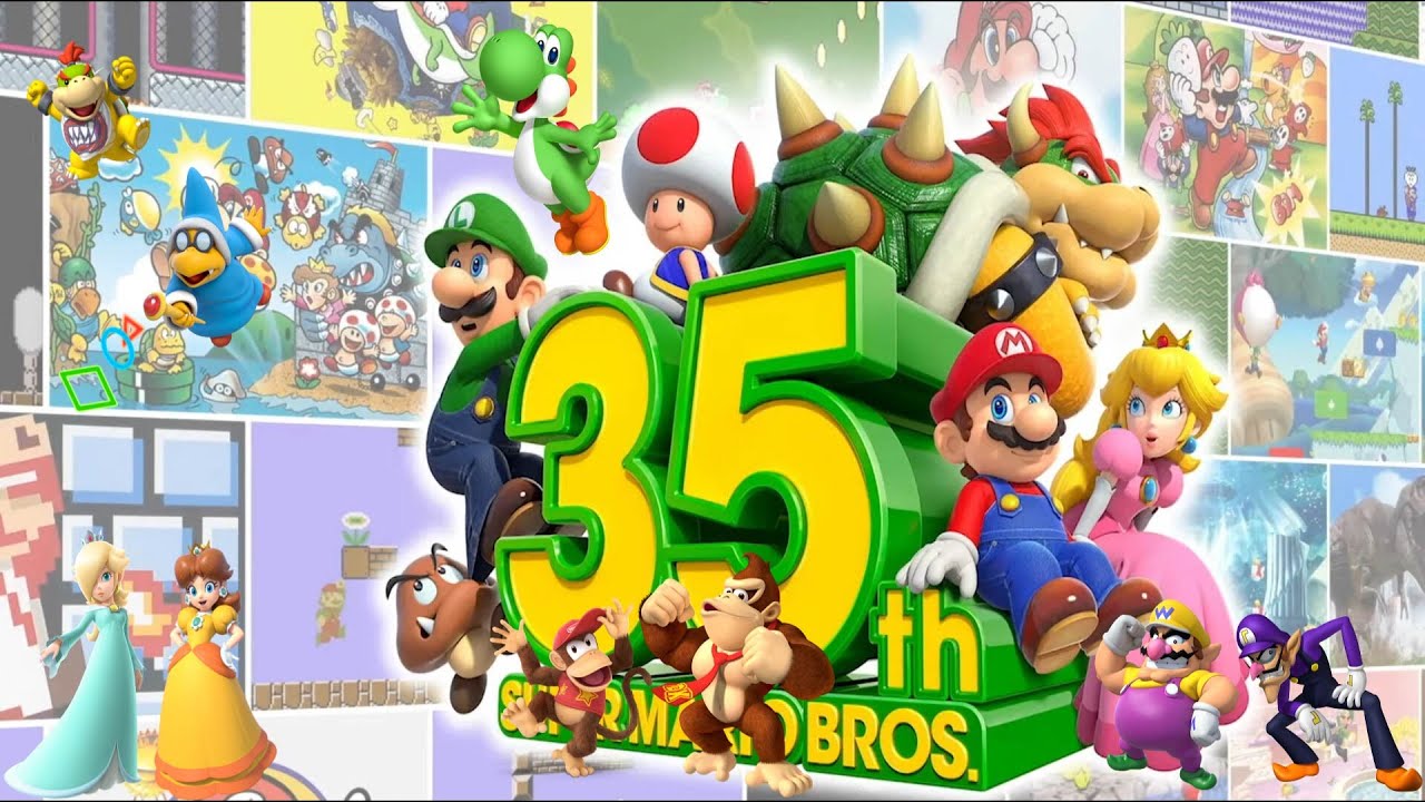 Super Mario Bros 35th Anniversary Slideshow - YouTube