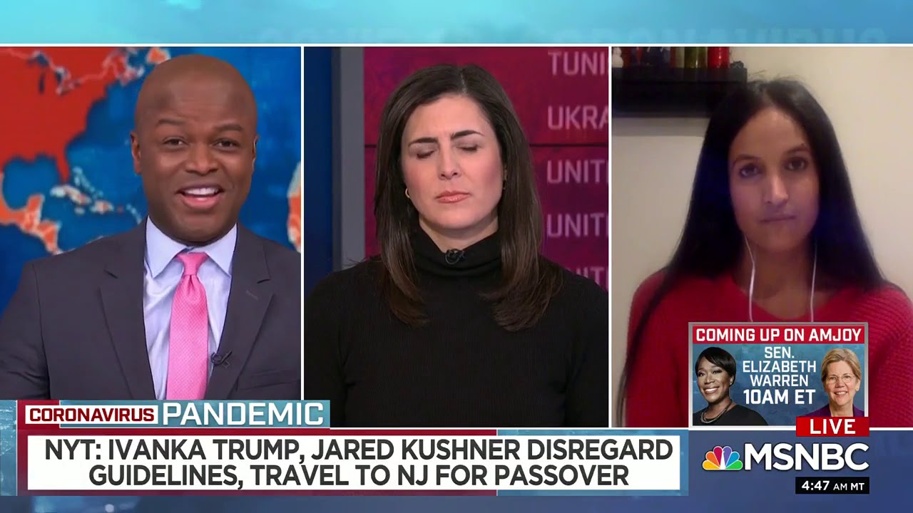 Sonam Sheth on Ivanka Trump flouting stay-at-home restrictions - YouTube