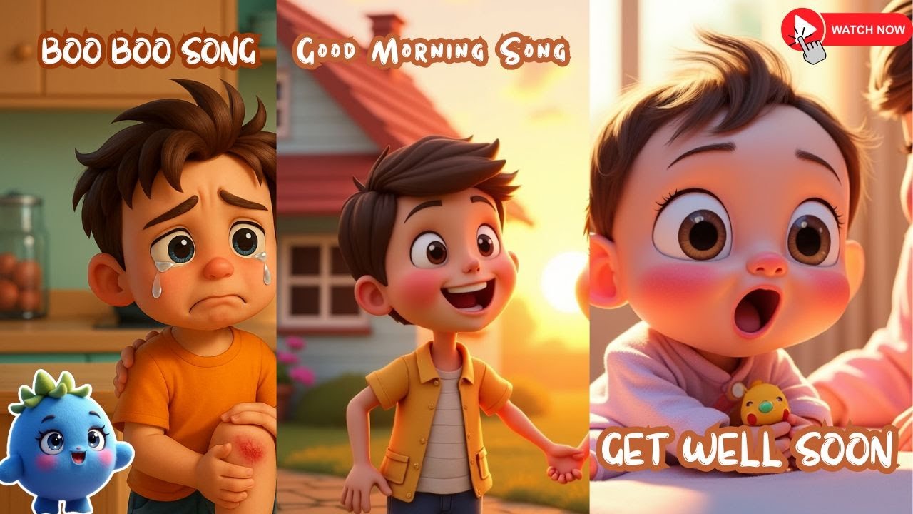Boo Boo Song + Get Well Soon + Good Morning | Kindness, Care, and ...