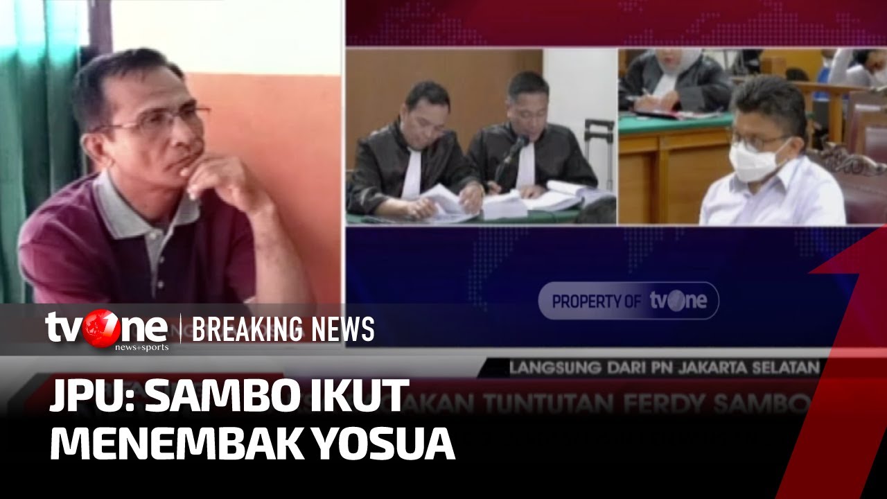 Jaksa Bacakan Tuntutan Ferdy Sambo Breaking News Tvone Youtube