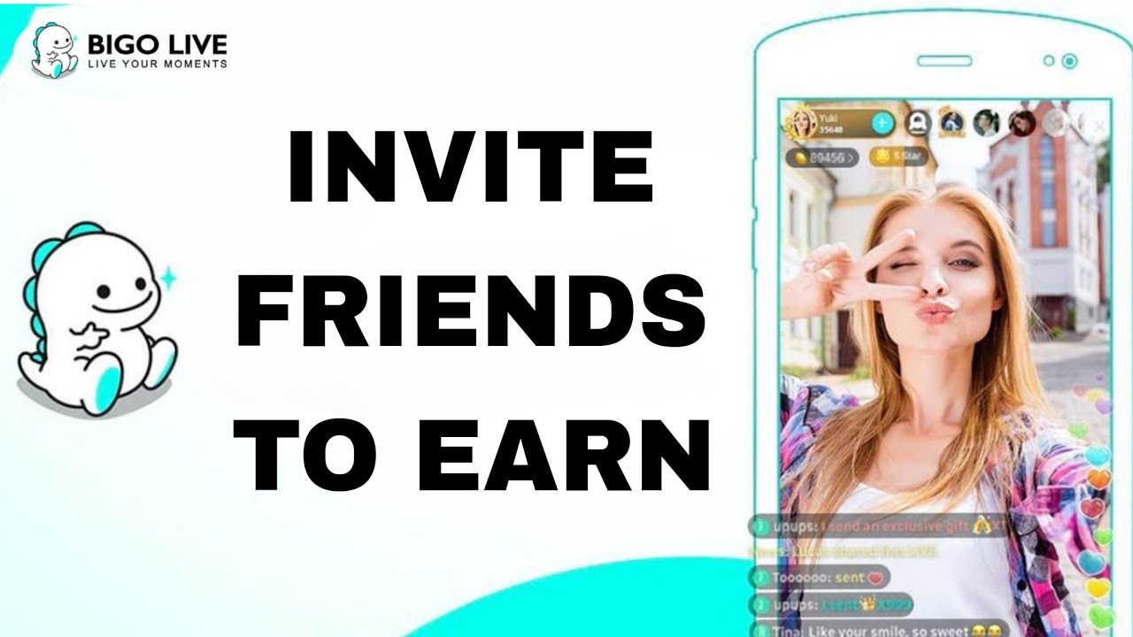 How To Invite Friends To Earn On Bigo Live App - YouTube