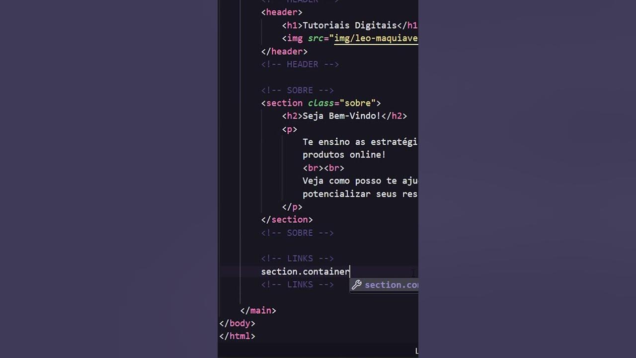 Tutorial HTML e CSS - Acelerando Criação com EMMET - YouTube