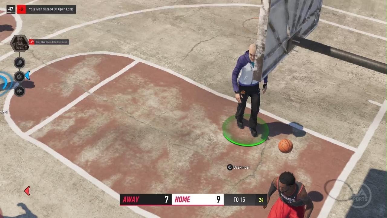 NBA LIVE 19 head tap dunk on - YouTube