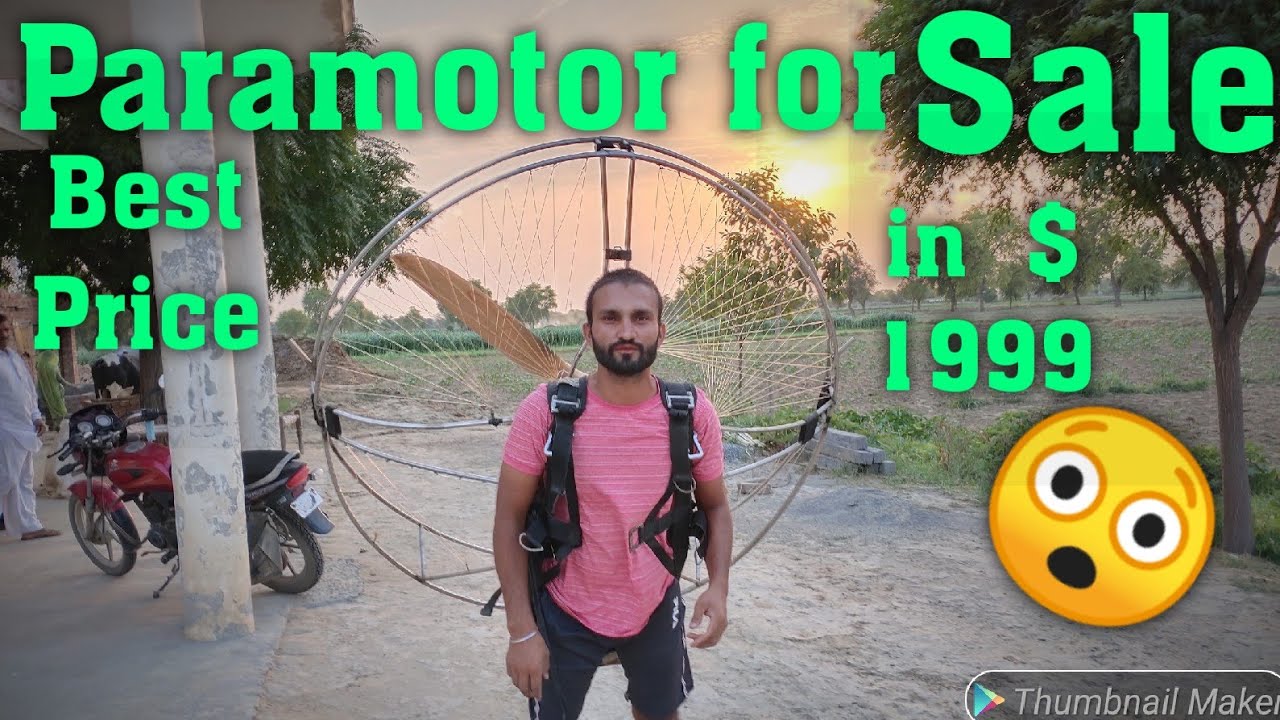 Under 3 lakh Paramotor for sell in India | Solo 210 | Paramotor price ...