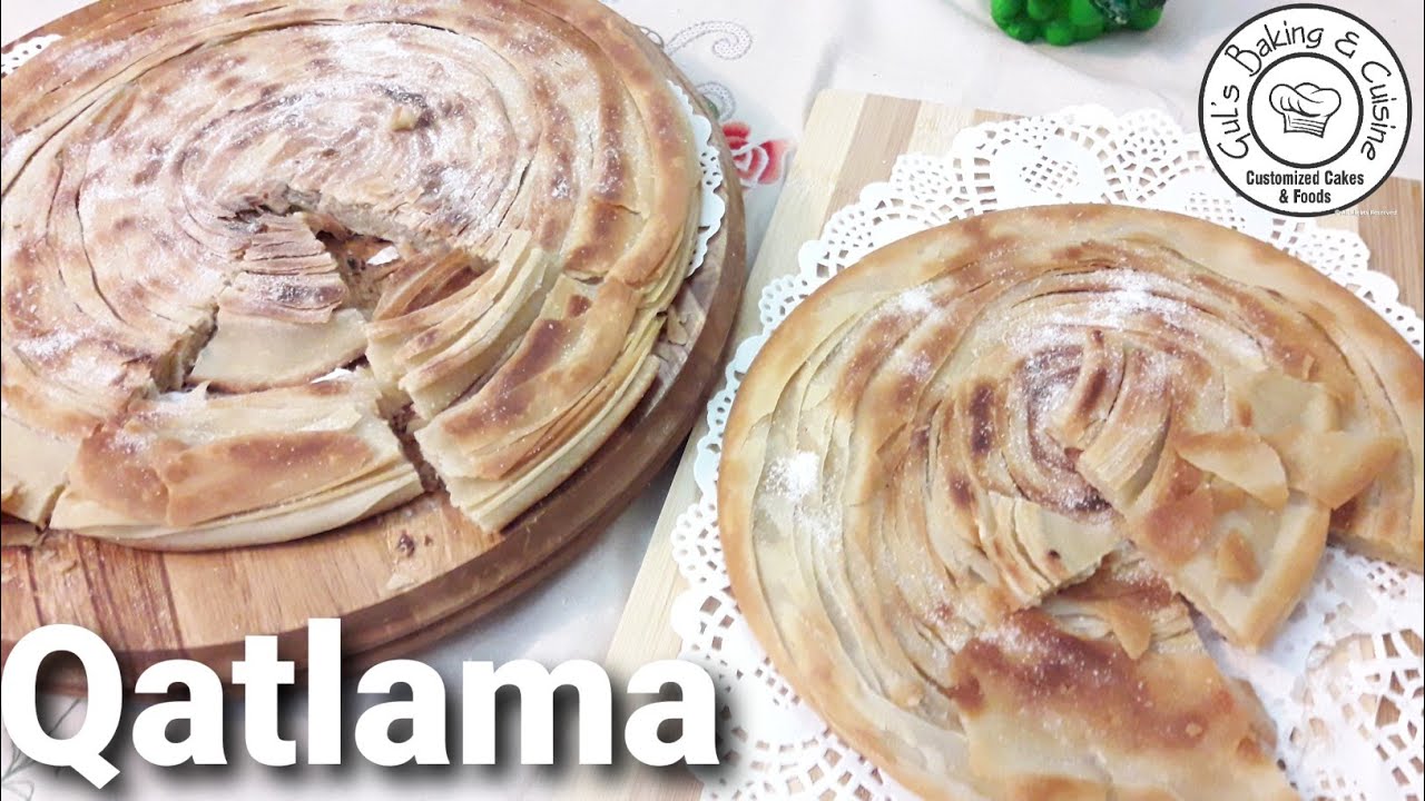 Qatlama Recipe| قتلمہ | کخلمہ | Traditional Uzbek Bread Recipe - YouTube